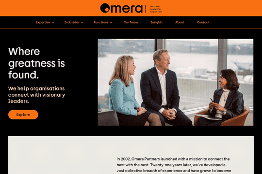 Omera Partners - Webflow