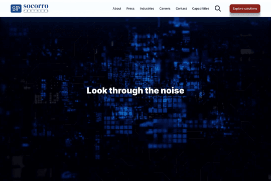 Socorro Partners - Webflow
