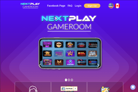 NextPlay Gameroom - Webflow