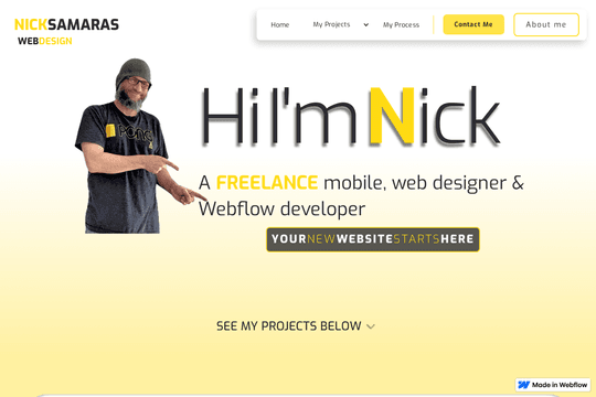 Nick Samaras Portfolio v2 - Webflow