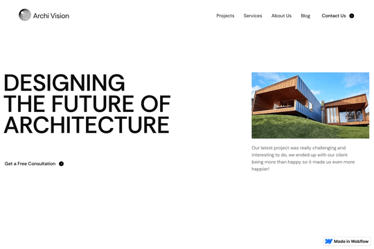 Architecture - Webflow