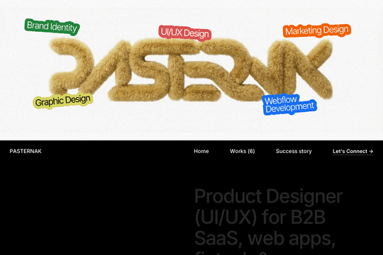 Taras Pasternak. Portfolio - Webflow